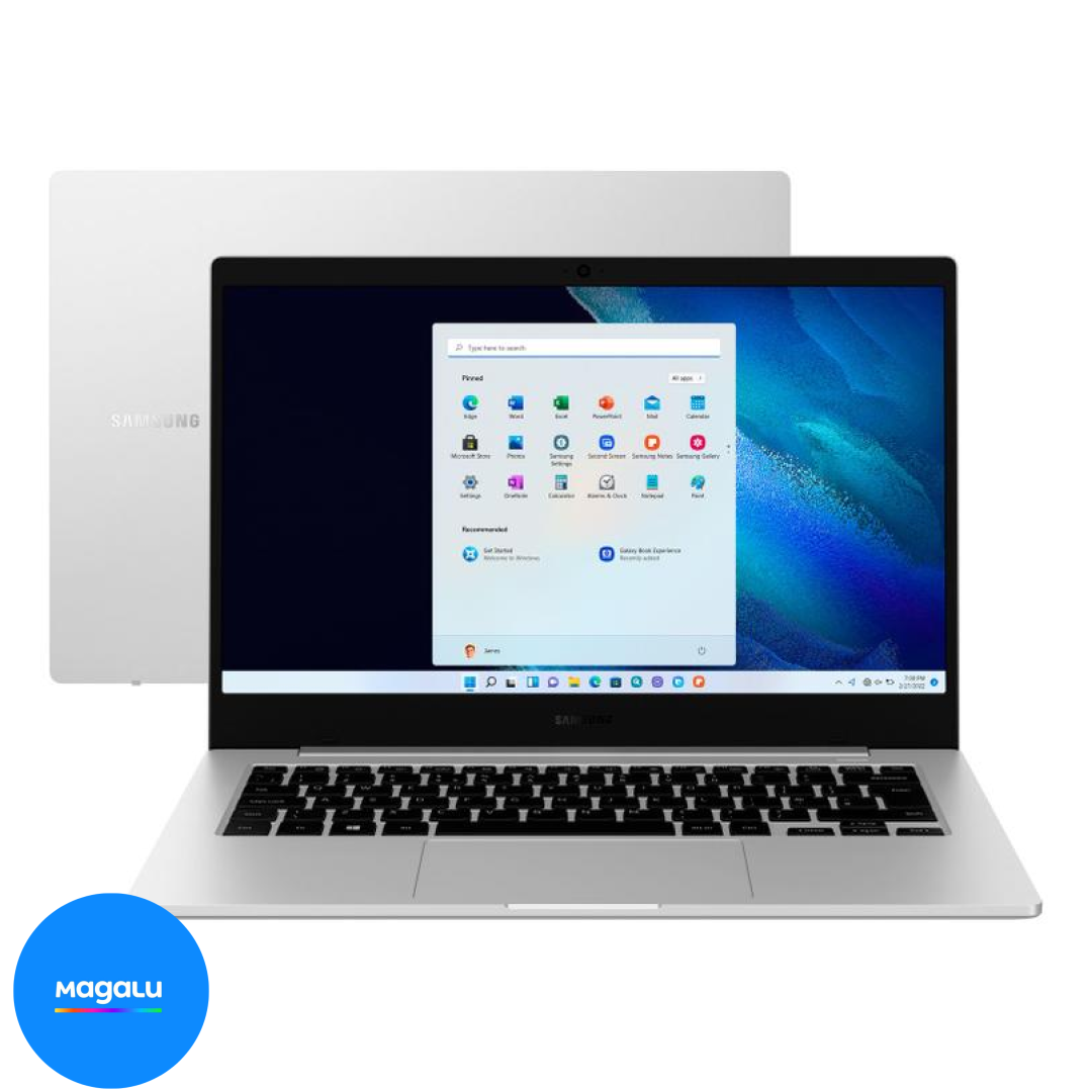 Notebook Samsung Galaxy Book Go Snapdragon 7c Kryo 468 Octa-core 4GB ...